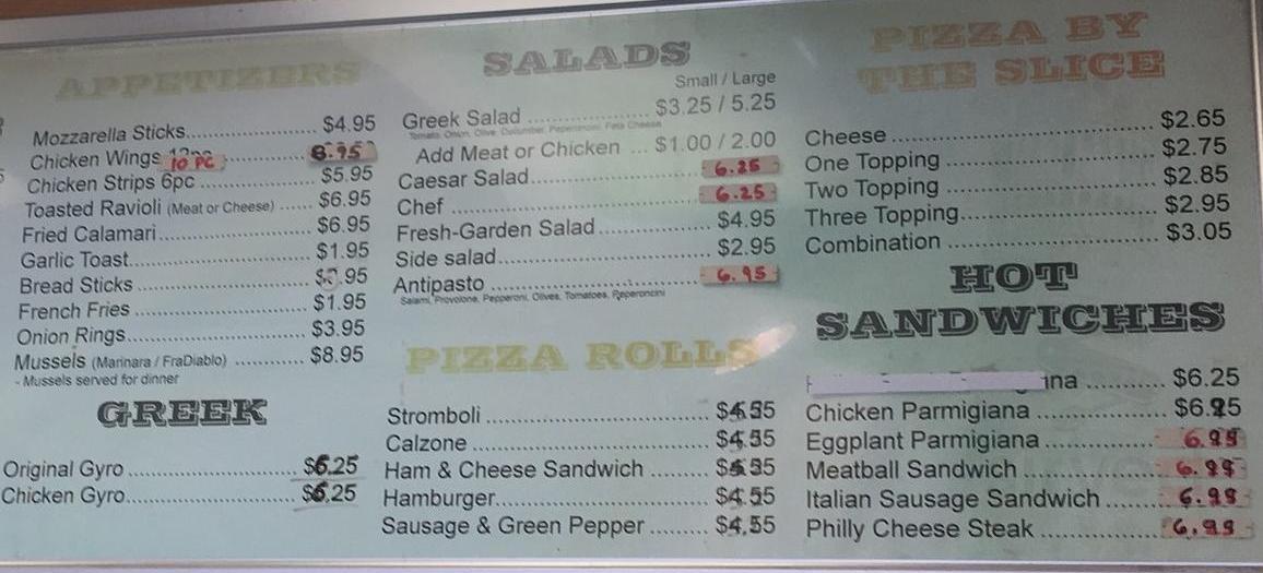 Menu for Mamma Leone's Pizza in Kansas City, MO | Sirved