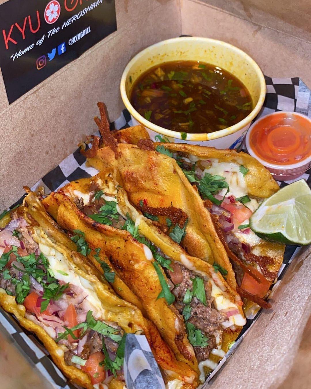 Kyu Grill menu in Winnipeg, Manitoba, Canada