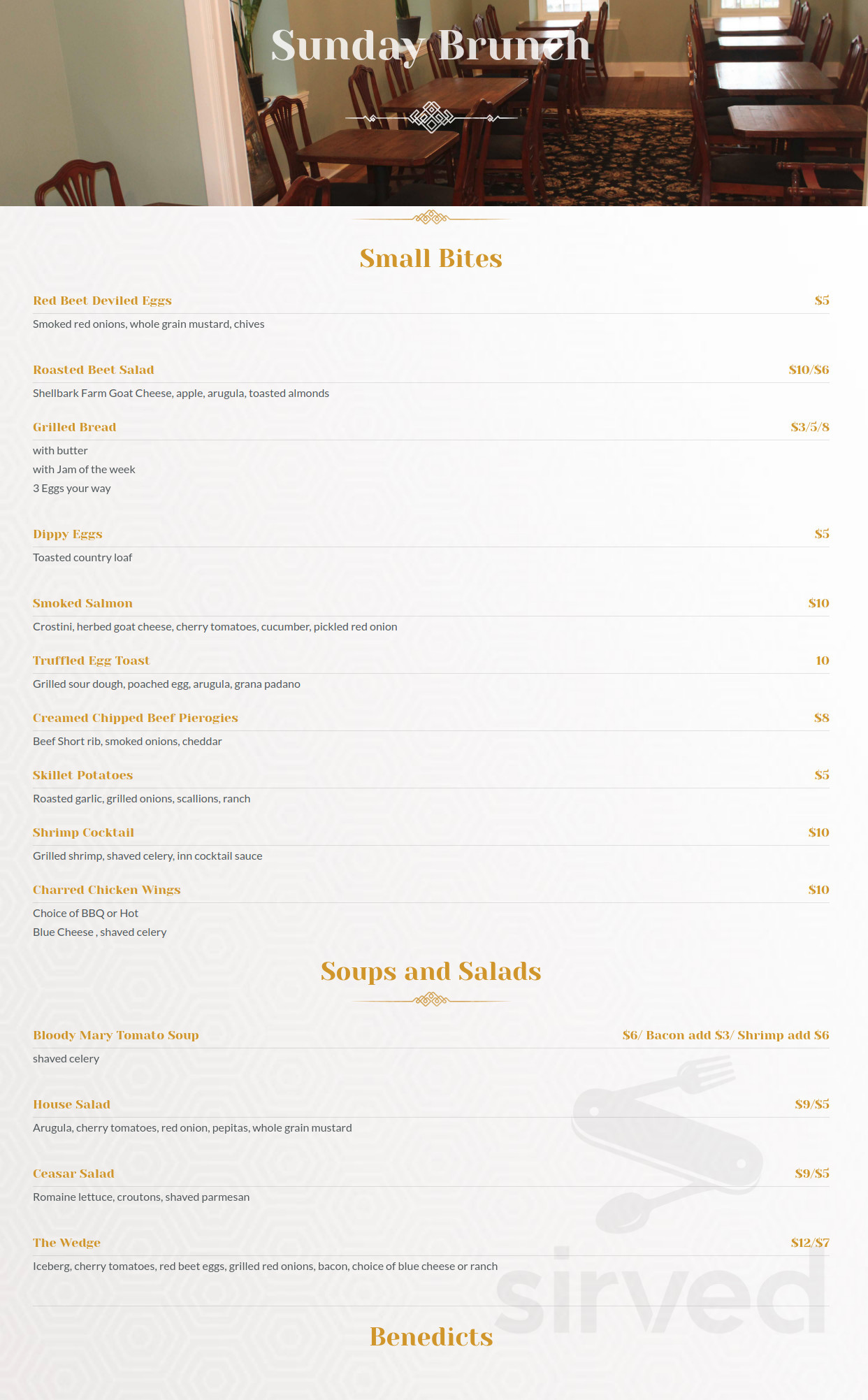 STOTTSVILLE INN menu in Coatesville, Pennsylvania, USA