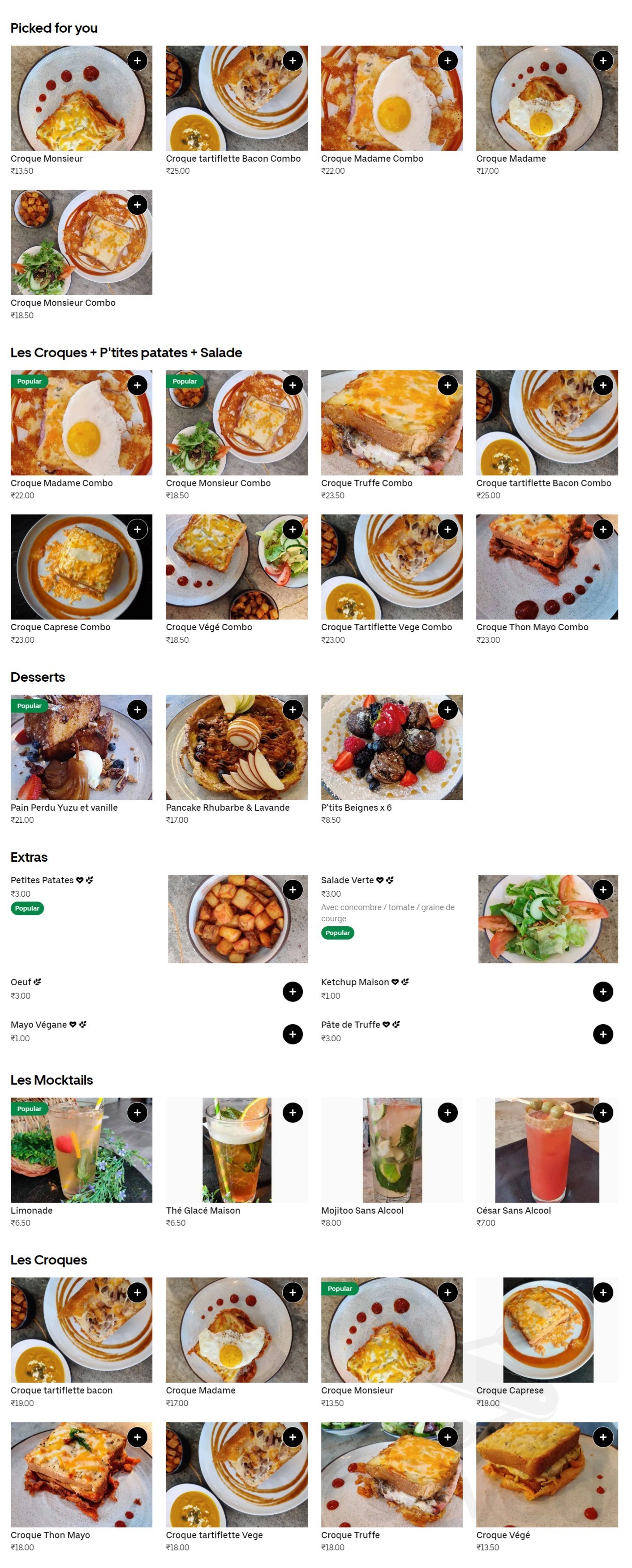 Antipode menu in Montreal, Quebec H2J 1H9, Canada