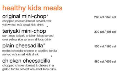 Chicken Kitchen menu in Miami Beach, Florida, USA