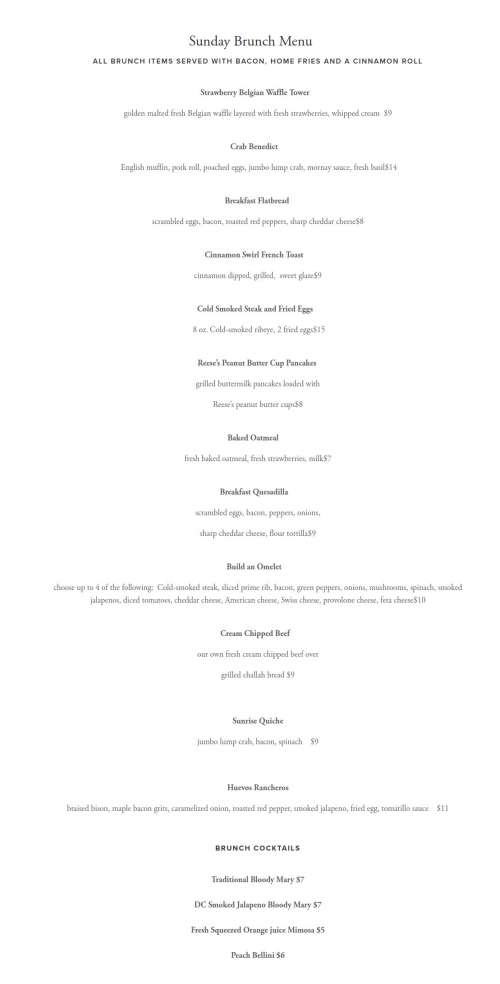 Dodge City Steakhouse menu in Harrisburg, Pennsylvania, USA