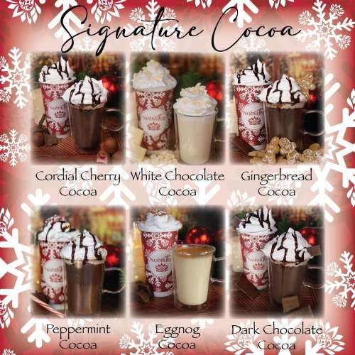 NobiliTea menu in San Angelo, Texas, USA