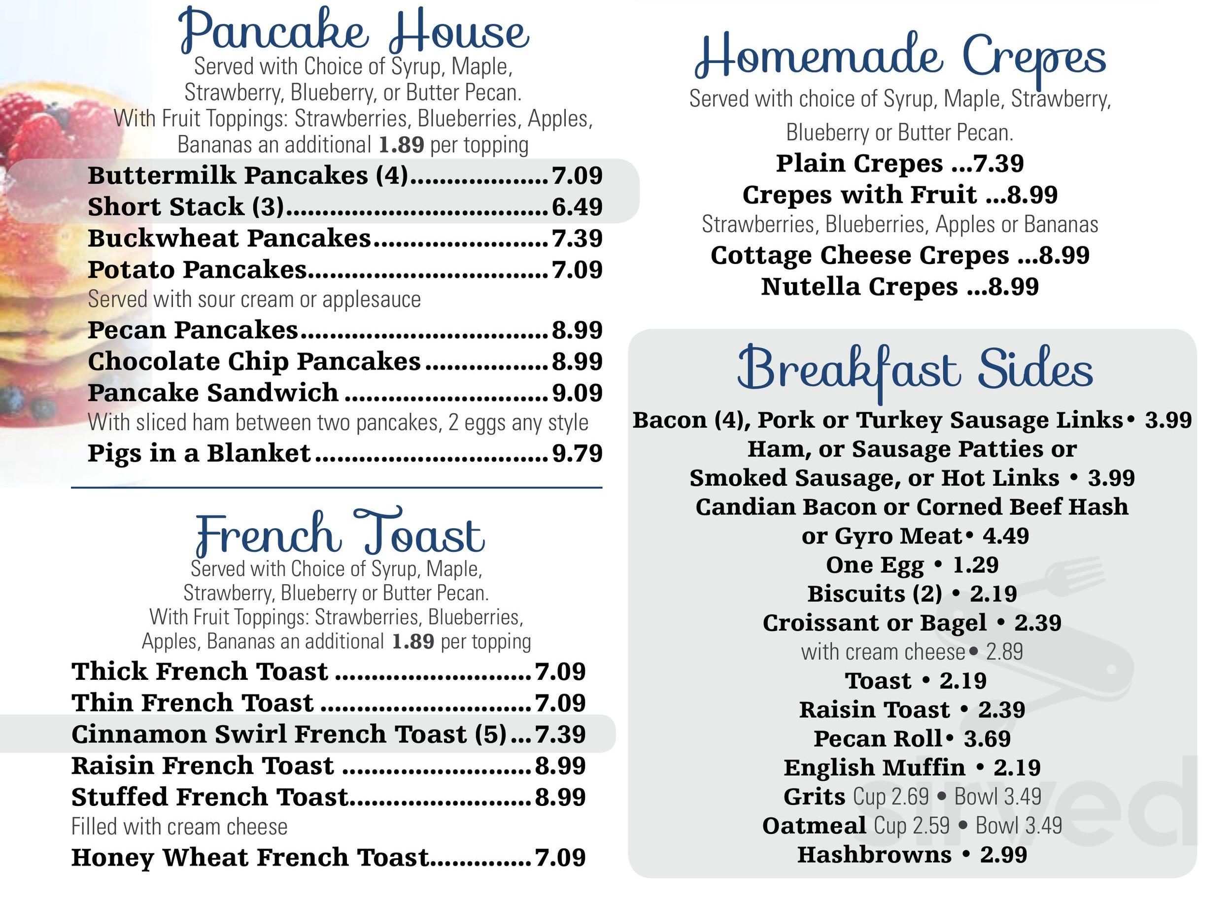 Starlight Restaurant menu in Chicago, Illinois, USA