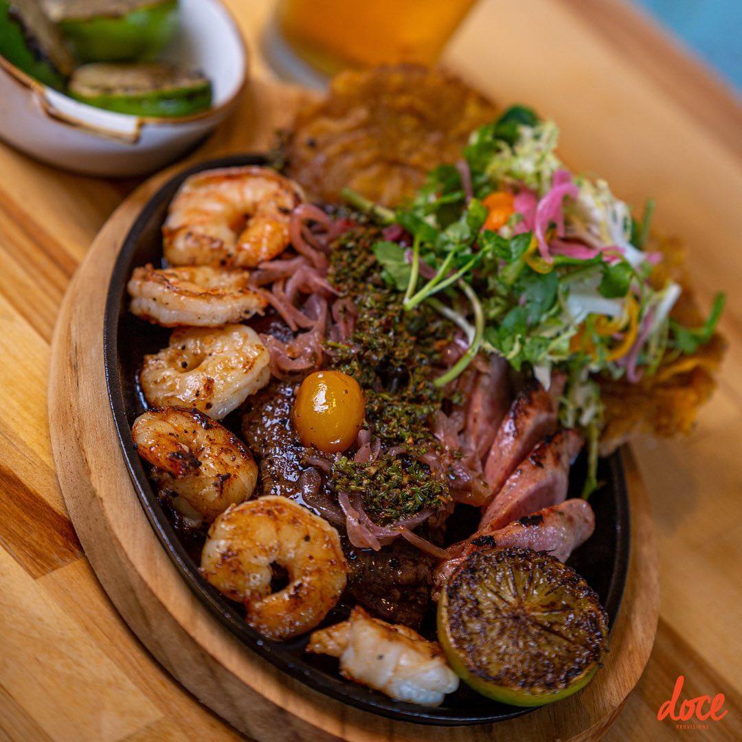 Doce Provisions menu in Miami, Florida, USA