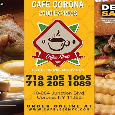 Menu for Cafe 2000 in Queens, NY | Sirved
