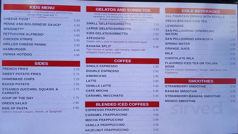 Cafe Fontana menus in Pontiac, Illinois, United States