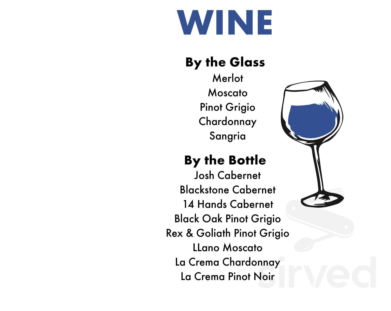 Haystacks menu in Sulphur Springs, Texas, USA