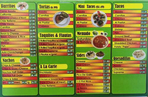 Don Beto's | Mexican Food menu in Victorville, California, USA