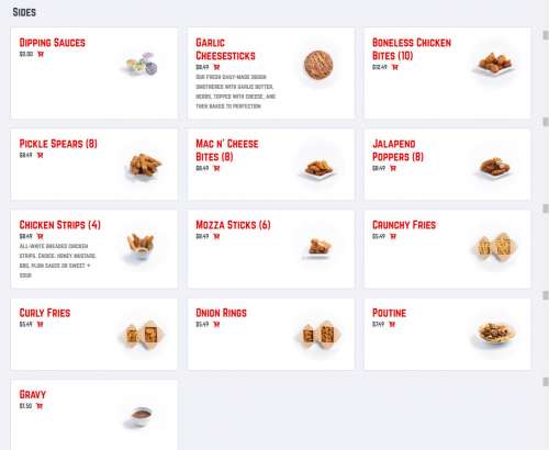 Buster's Pizza & Donair menu in Edson, Alberta, Canada