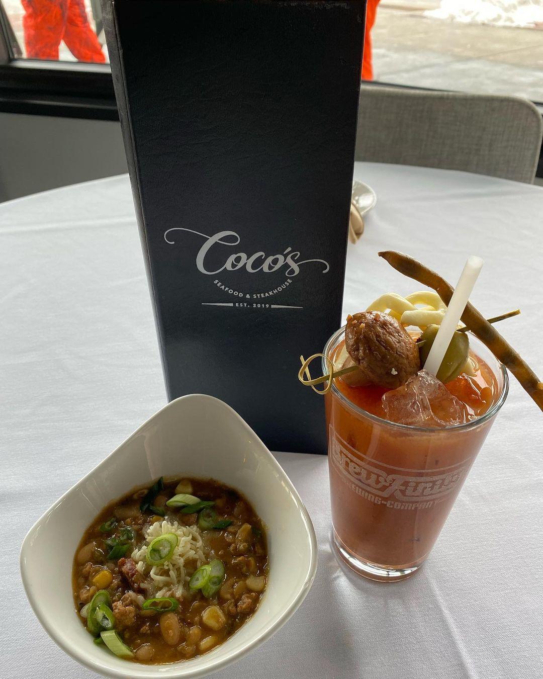 Coco's Seafood and Steakhouse menu in Oconomowoc, Wisconsin, USA