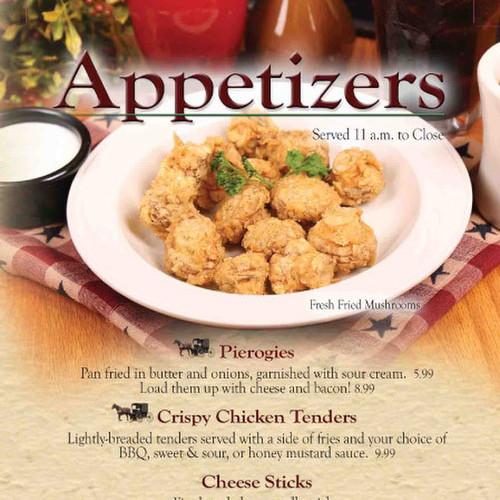 Traditions Restaurant & Bakery menu in Martinsburg, Pennsylvania, USA