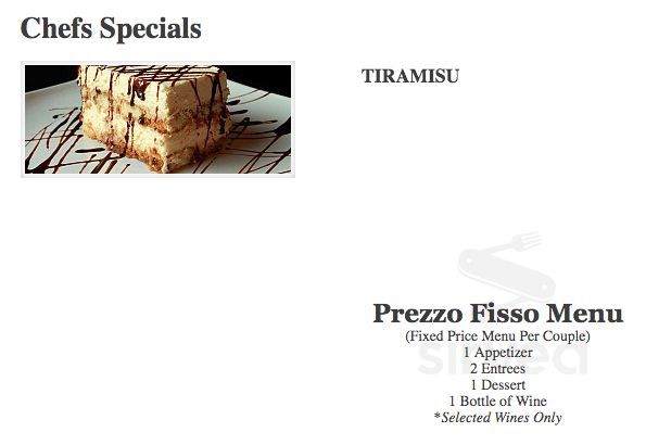 Villa Verone Ristorante Italiano menu in Geneva, Illinois, USA