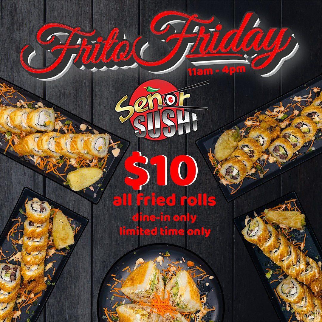 Señor Sushi menu in Peoria, Arizona, USA