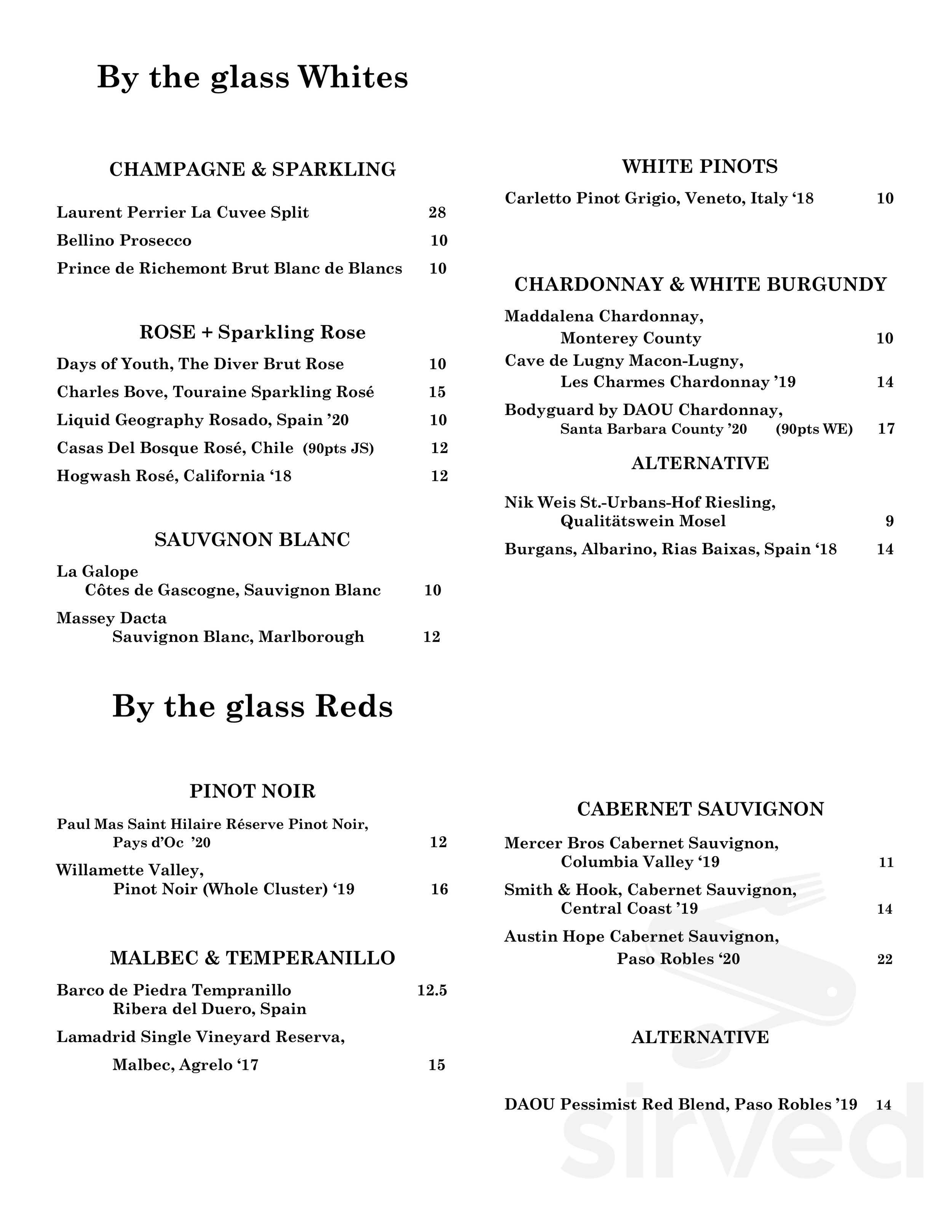 Prime 120 menu in Woodstock, Georgia, USA