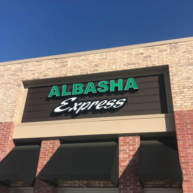 Albasha Express menu in Baton Rouge, Louisiana, USA