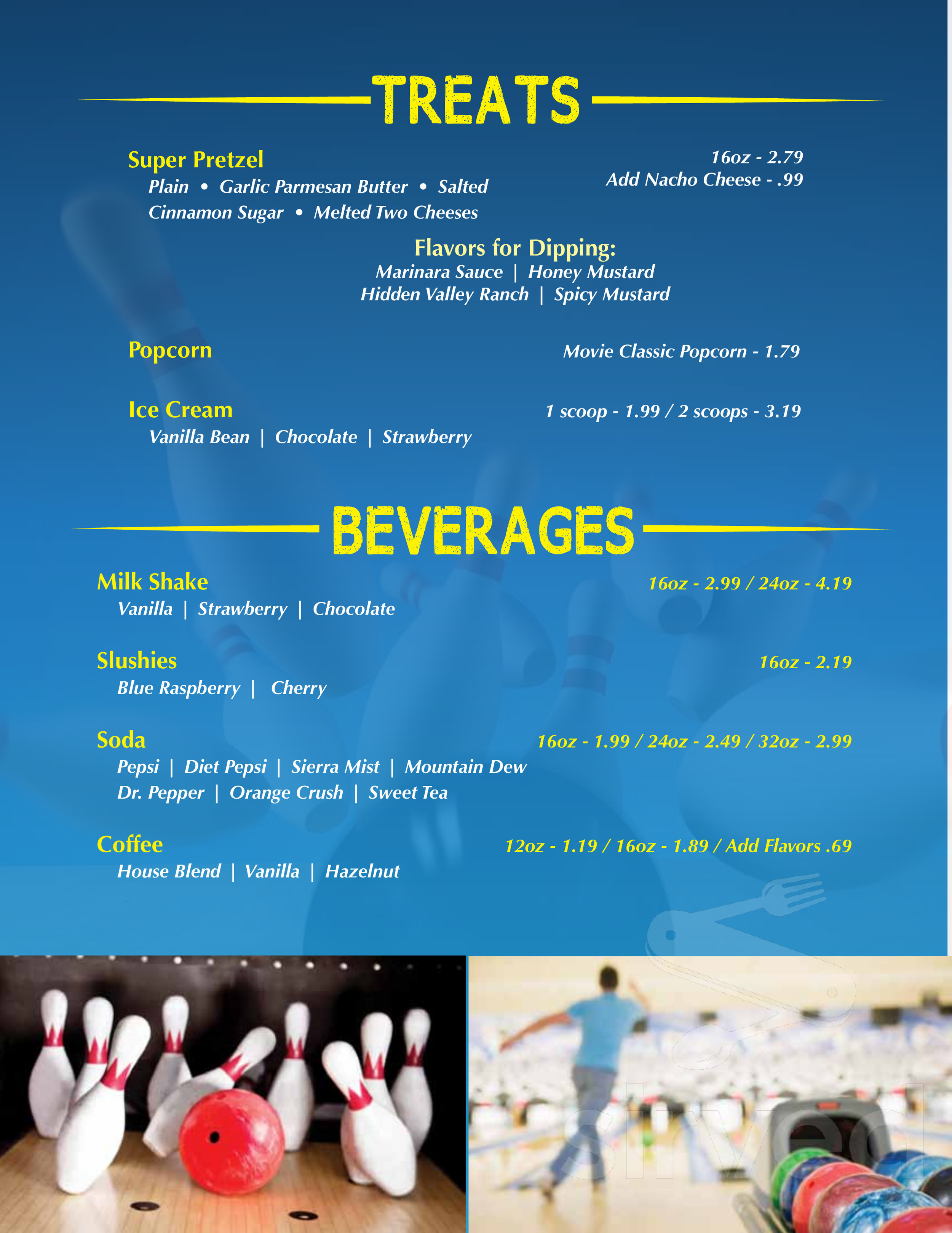 Menu - Surfside Beach SC's Brick House Restaurant & Lounge | Sirved