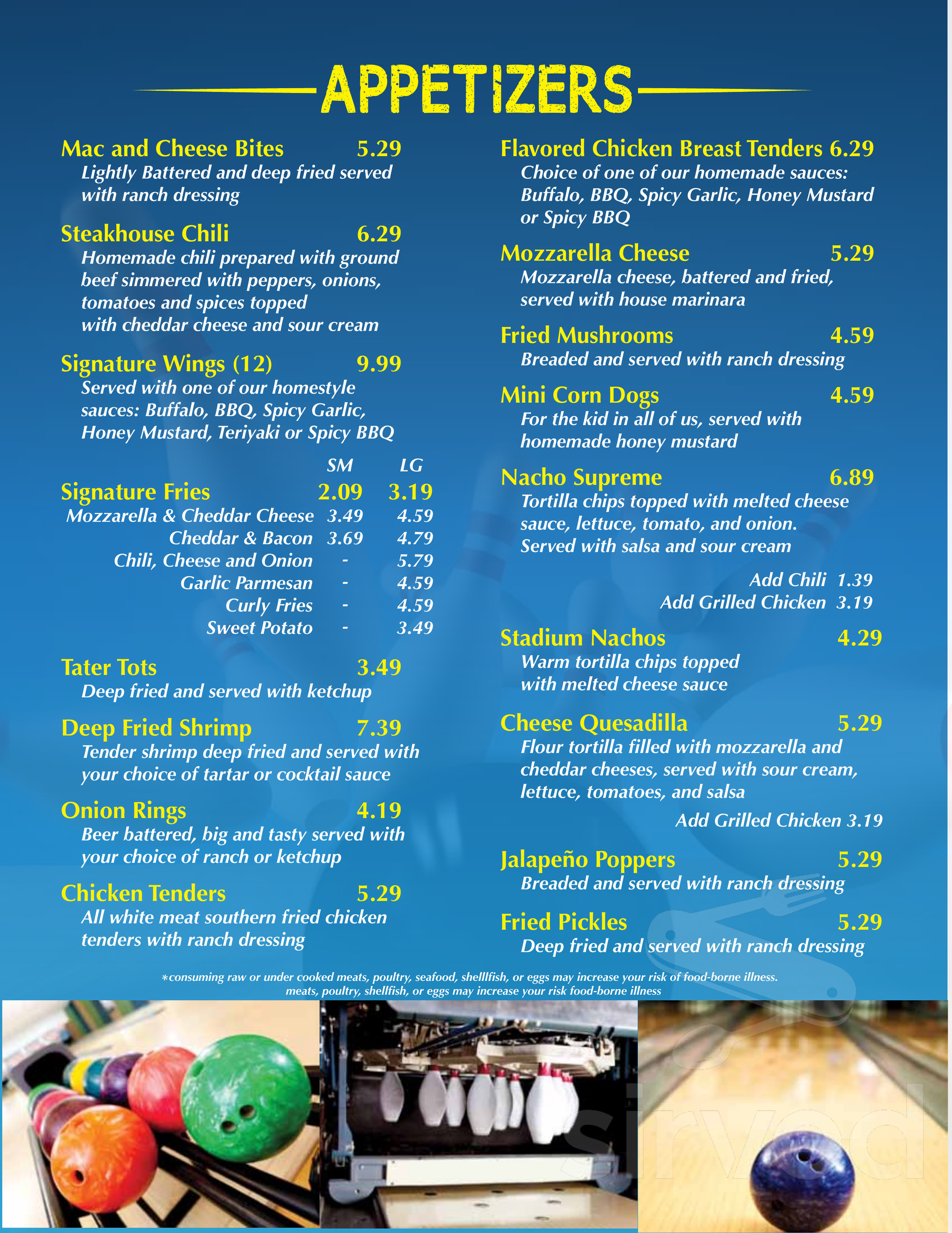 Menu - Surfside Beach SC's Brick House Restaurant & Lounge | Sirved