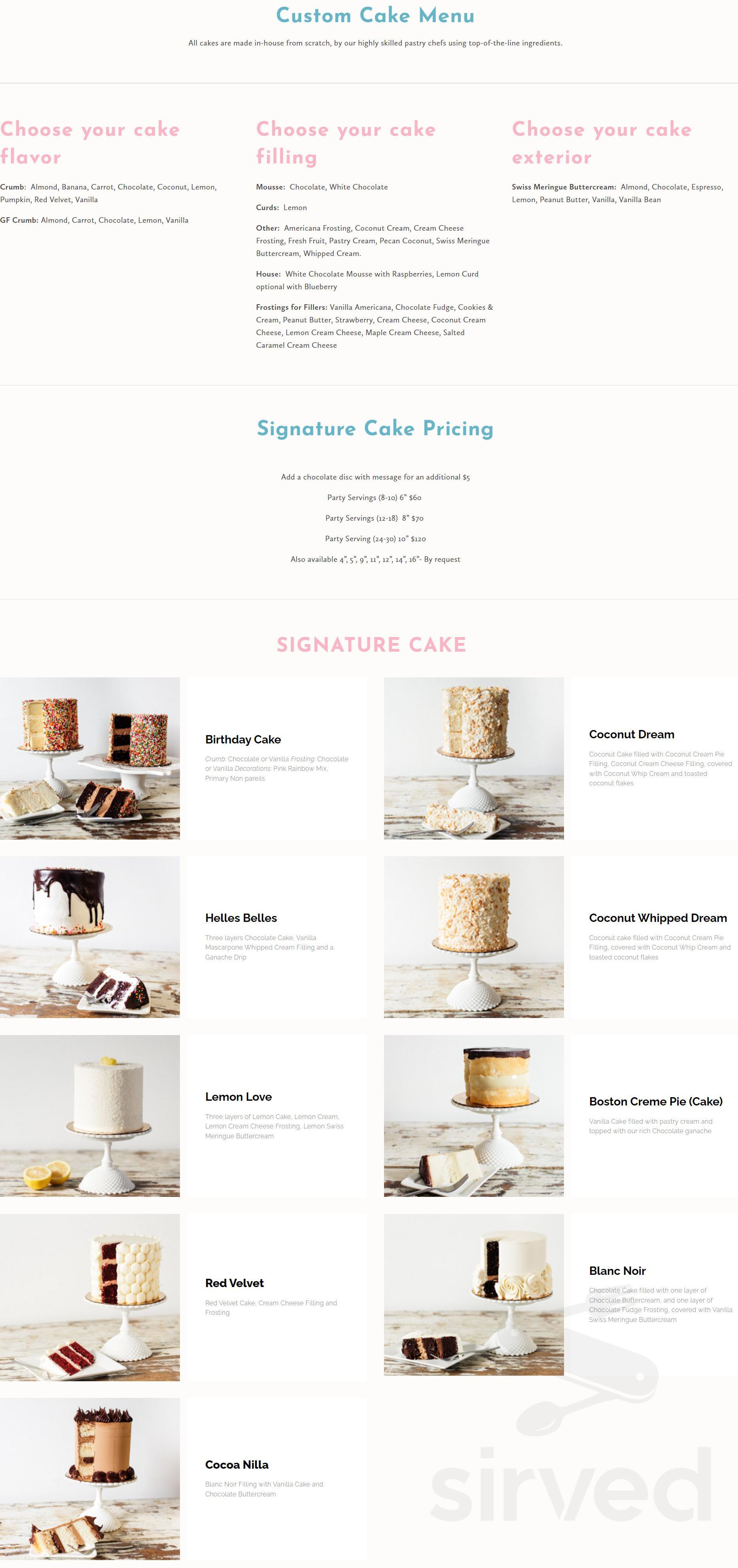 Elle's Belles Cookies Cakes Desserts menus in Belgrade, Montana, United ...