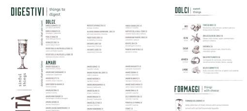 Terra at Eataly Boston Menu - Boston, Massachusetts | Sirved