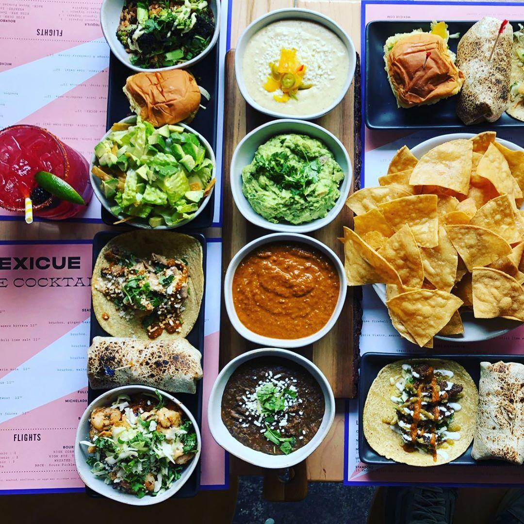 MEXiCUE menu in Bethesda, Maryland, USA