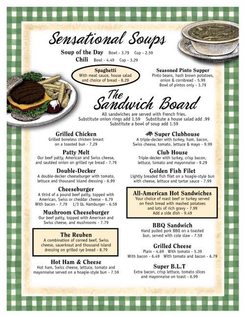Harding's | Family Restaurant menu in Charleston, West Virginia, USA