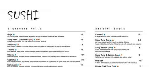 Menu for Domo Café in Fort Walton Beach, FL | Sirved