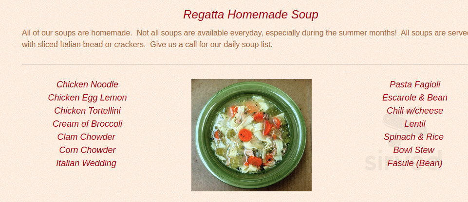 Regatta Deli menus in Worcester, Massachusetts, United States