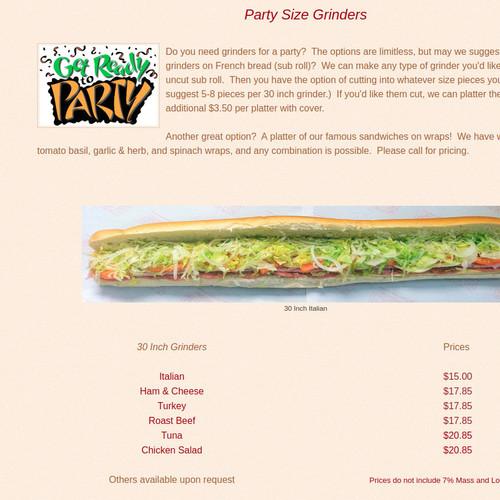 Regatta Deli menu in Worcester, Massachusetts, USA