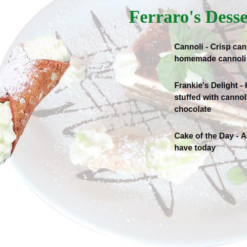 Ferraro's Italian Grille menu in Parrish, Florida, USA