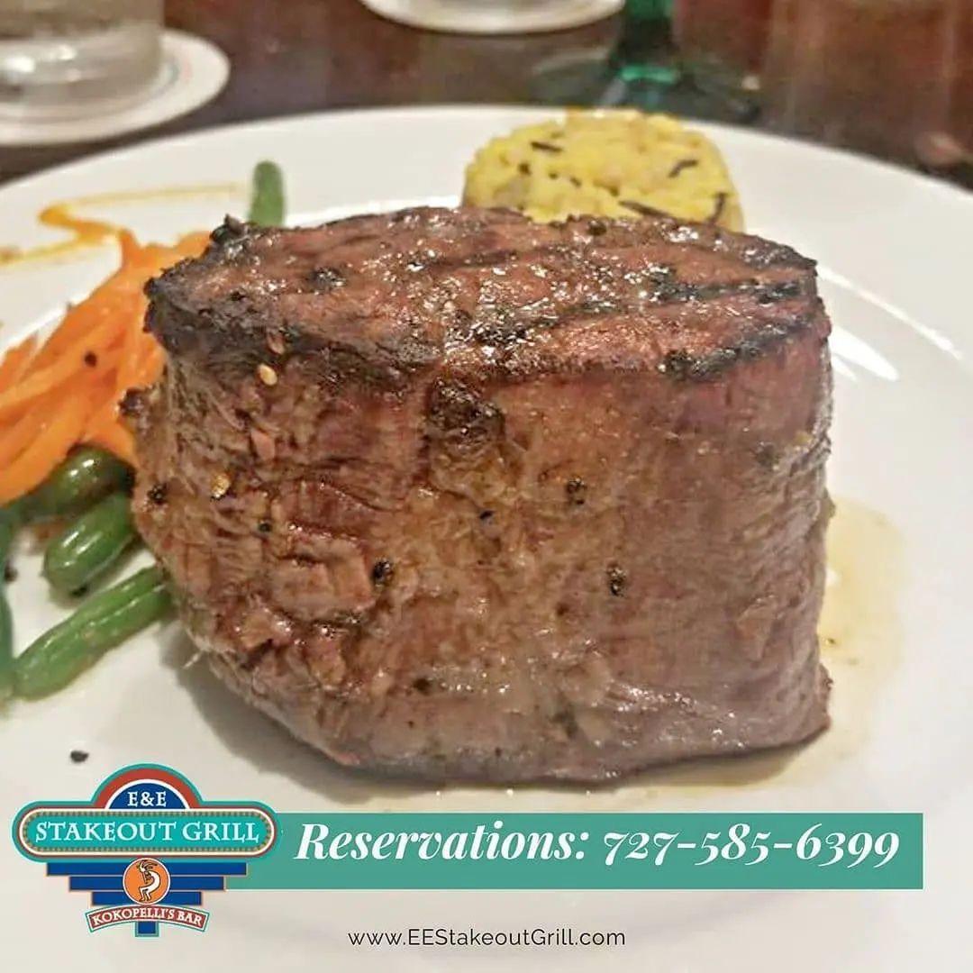 E & E Stakeout Grill menu in Belleair Bluffs, Florida, USA