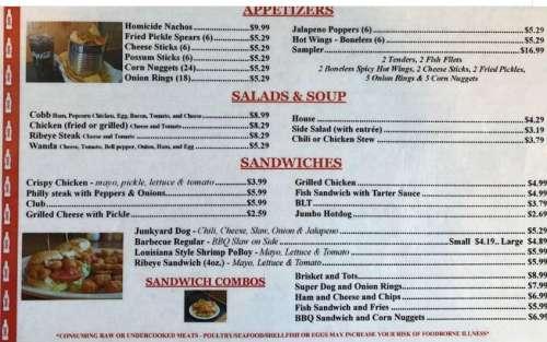 Homeside Restaurant - Cloverdale Rd. menu in Florence, Alabama, USA