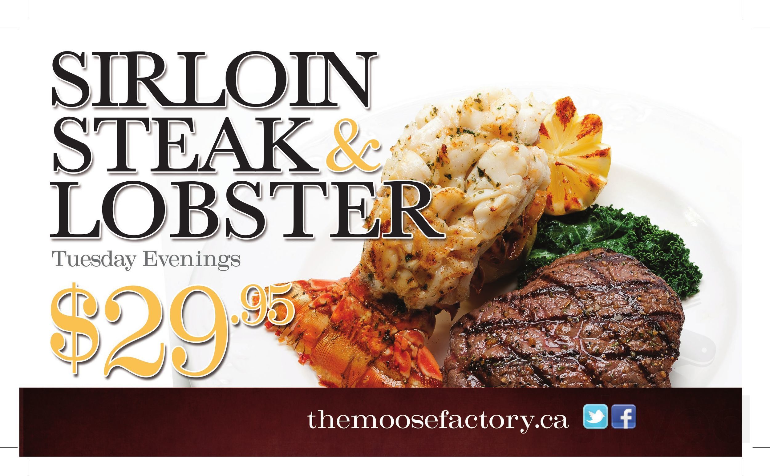 Menu - Edmonton AB's Sawmill Prime Rib & Steak House | Sirved