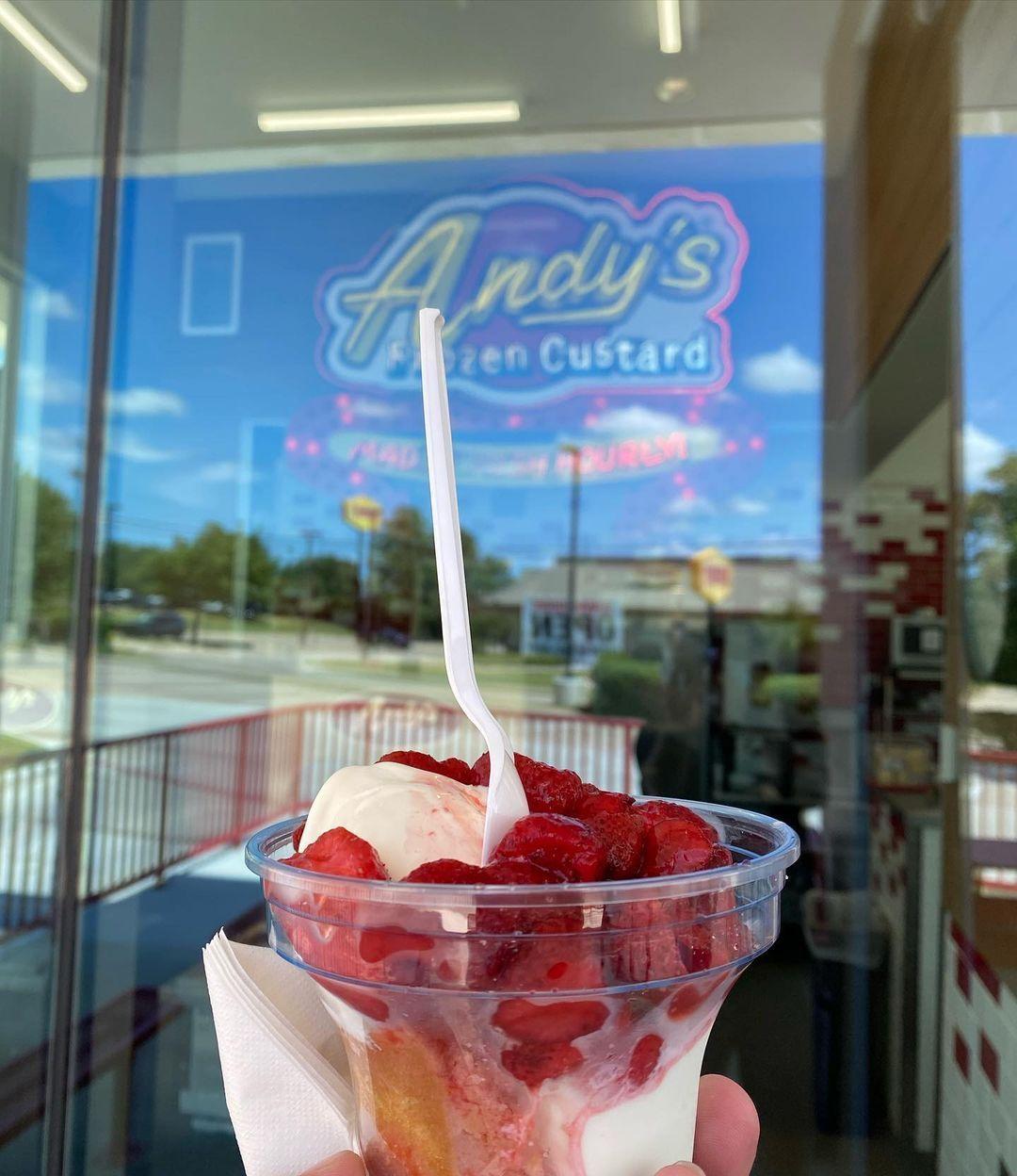 Andy's Frozen Custard menu in Republic, Missouri, USA