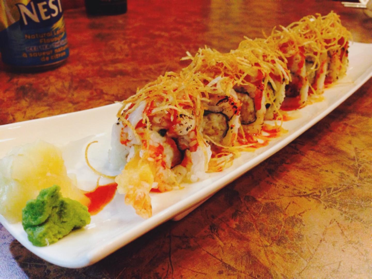 Yuki Sushi menu in Lumby, British Columbia, Canada