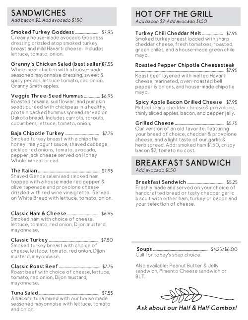 Great Harvest Bread Co. Lake Charles menu in Lake Charles, Louisiana, USA