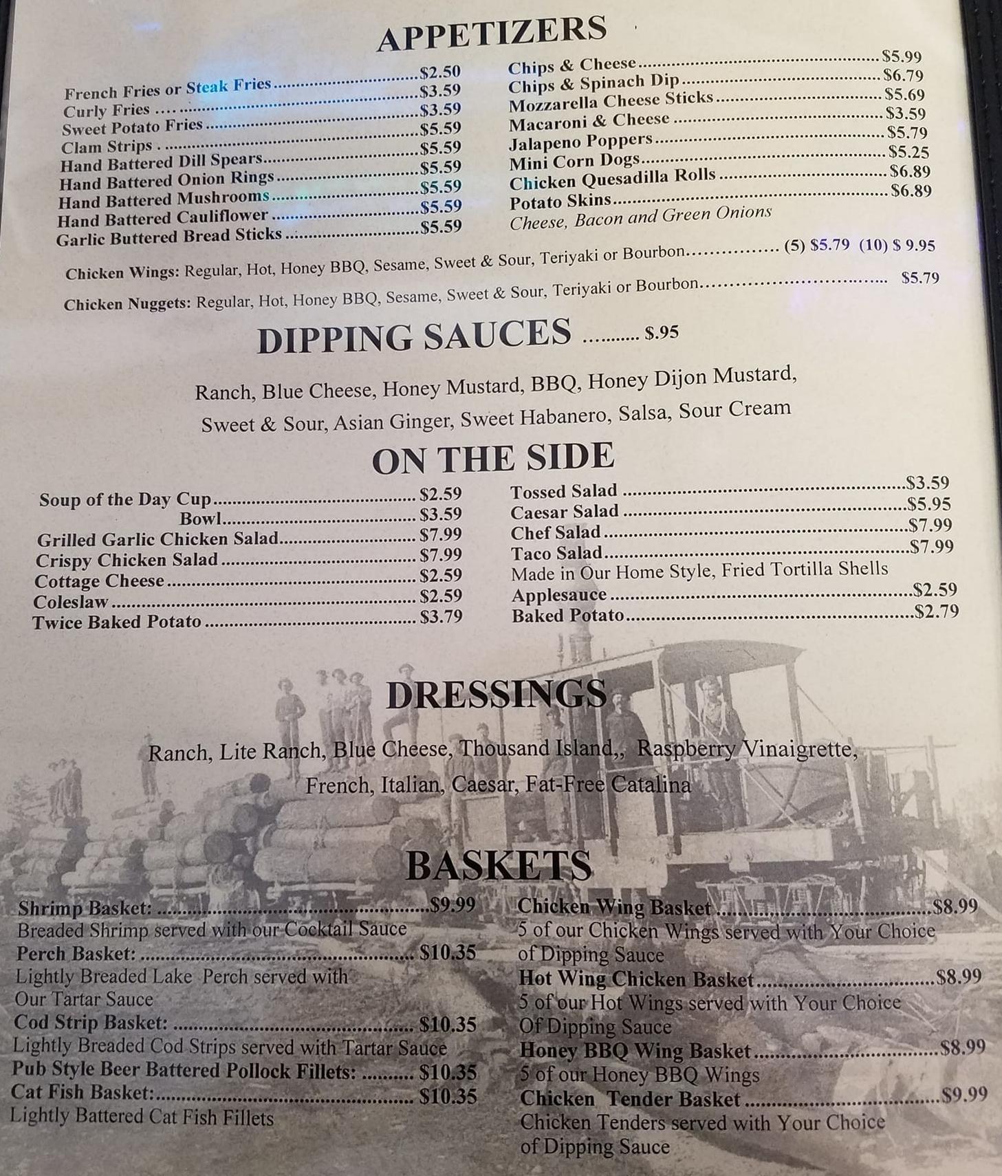 MOE-Z-INN menus in Morley, Michigan, United States