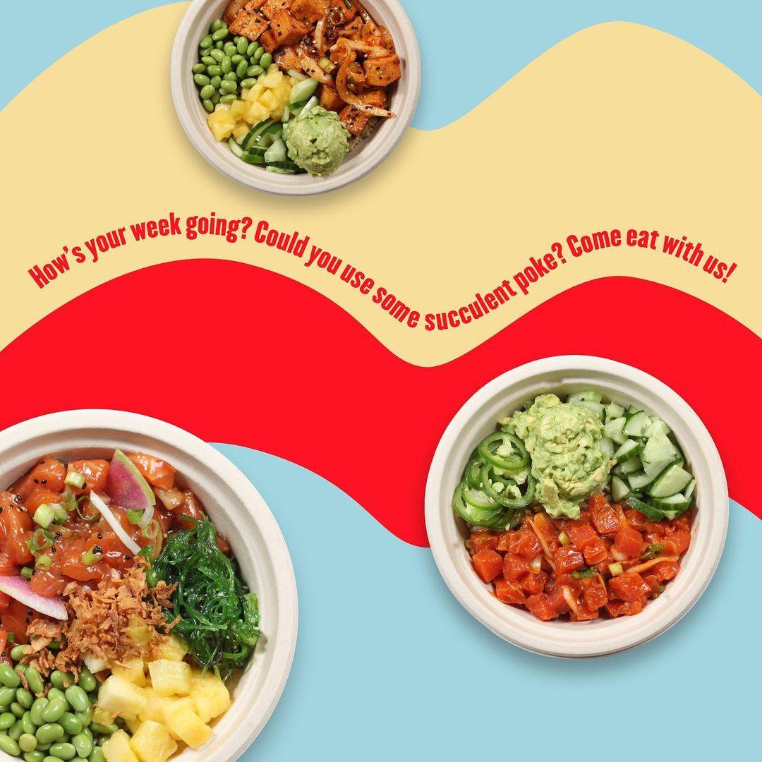 Sweetcatch Poke menu in New York, New York, USA