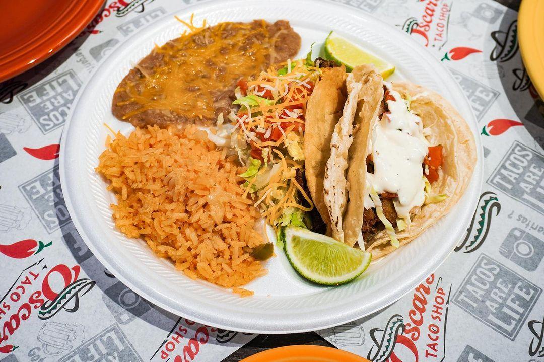 Oscar's Taco Shop menu in Surprise, Arizona, USA
