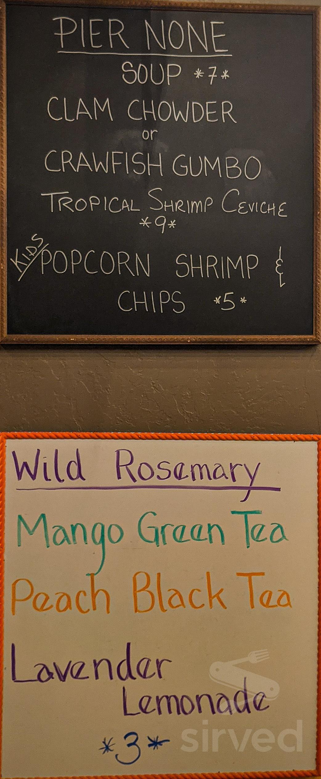 505 Central Food Hall menu in Albuquerque, New Mexico, USA