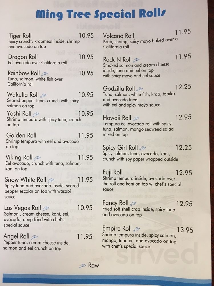 Ming Tree Garden menus in Crawfordville, Florida, United States