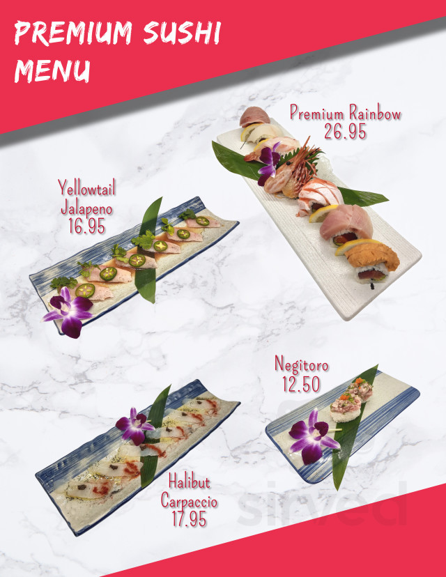 Doko Sushi menu in Tarzana, California, USA