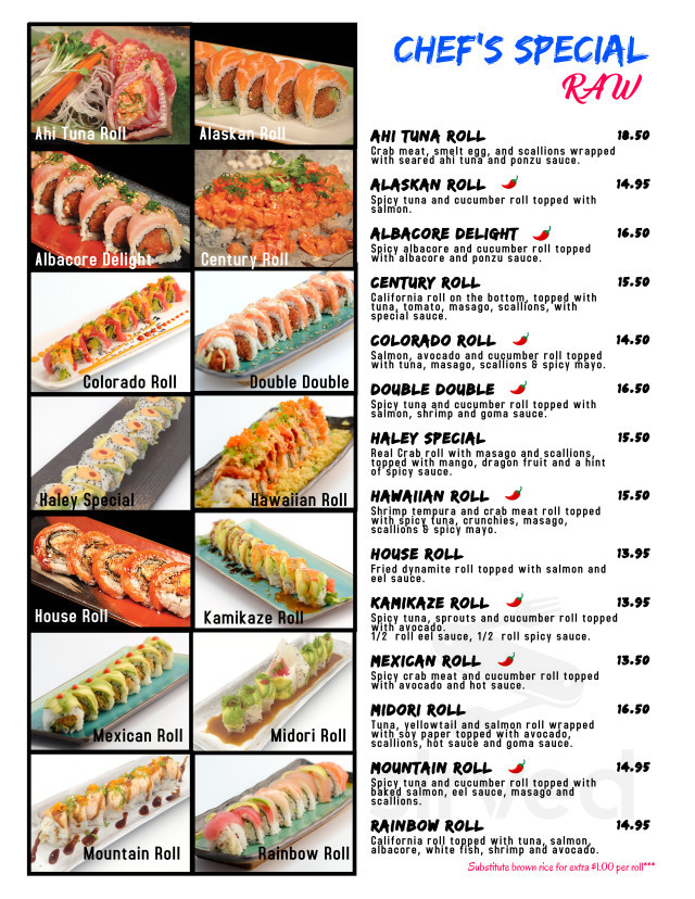 Doko Sushi menu in Tarzana, California, USA