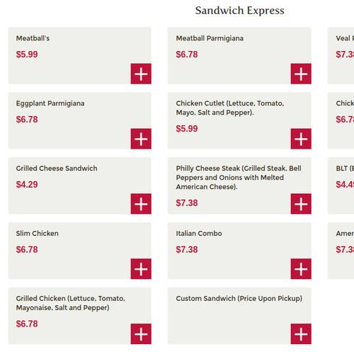 Cameron's Deli menu in Cross River, New York, USA