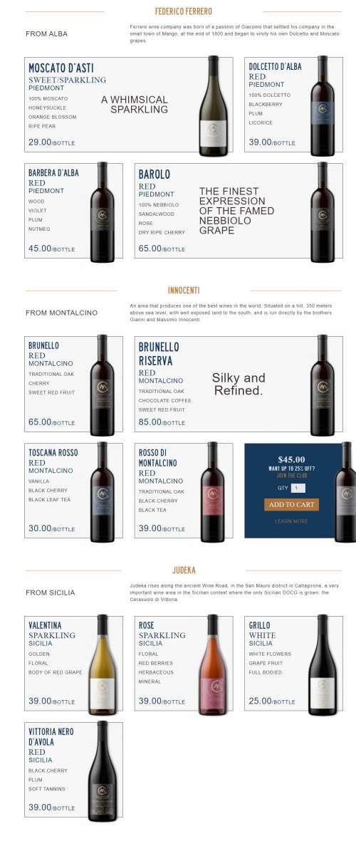 Cross Mountain Vineyards menu in Fredericksburg, Texas, USA