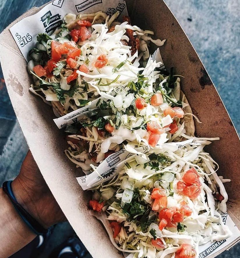 Holé Molé menu in Tustin, California, USA