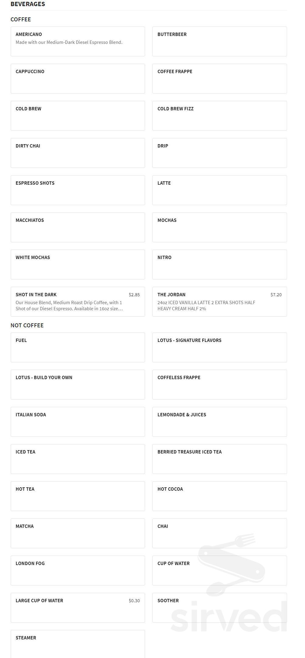 Menu for The Station: Urban Gourmet in Minot, ND | Sirved