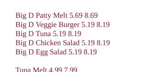 Duchess Family Restaurant Menu - Fairfield, Connecticut | Sirved