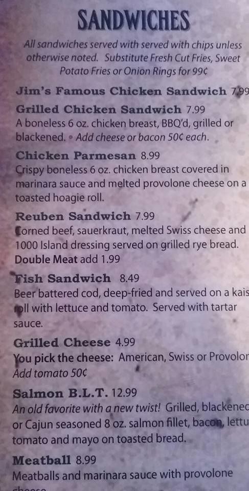 Clay Street Grill menus in Austinburg, Ohio, United States