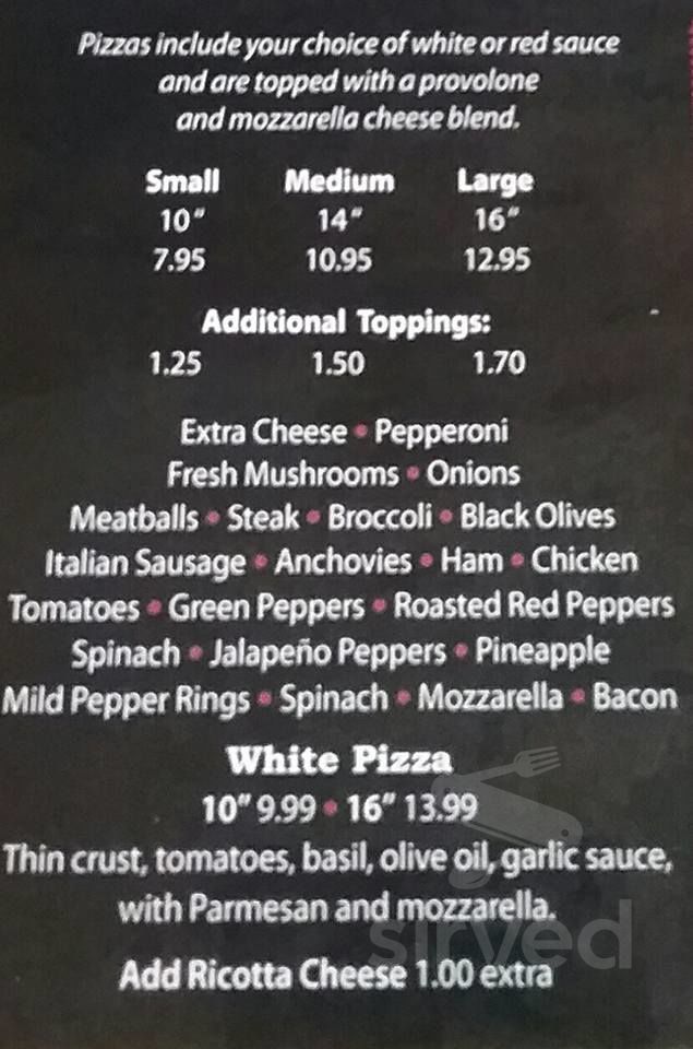 Clay Street Grill menus in Austinburg, Ohio, United States